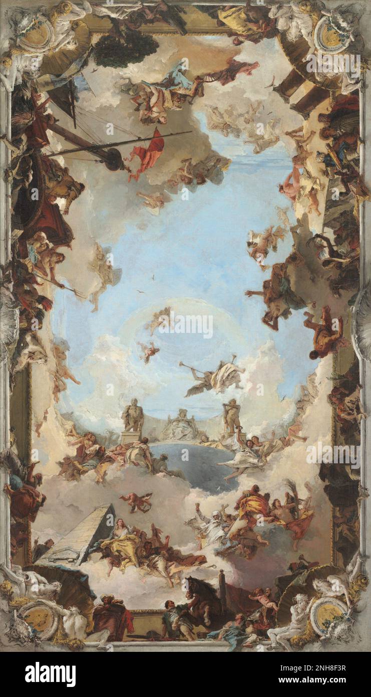 Giovanni Battista Tiepolo Wealth and Benefits of the Spanish Monarchy ...