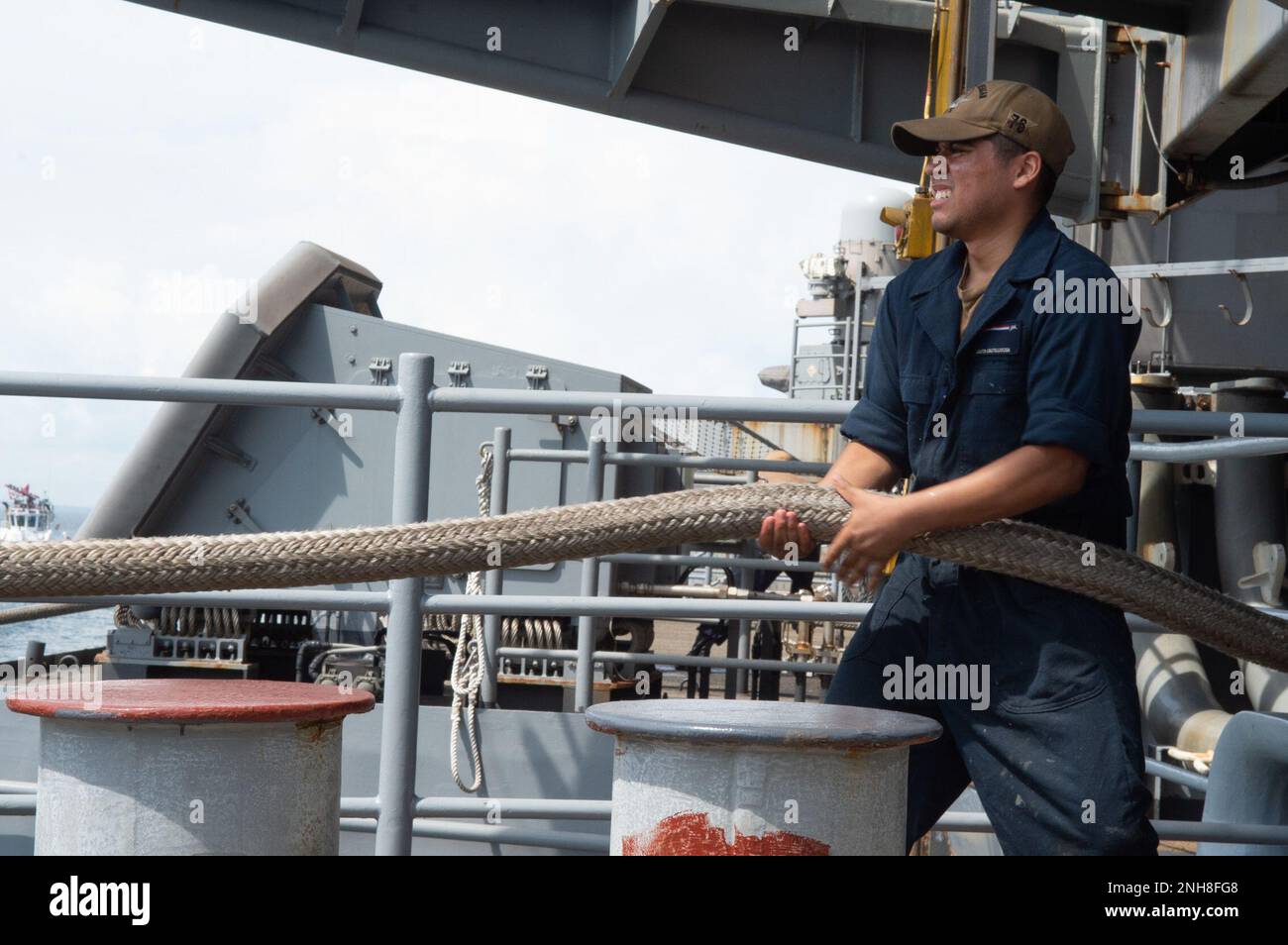 220722-N-IG750-1418 CHANGI NAVAL BASE, Singapore (July 22, 2022) Seaman ...