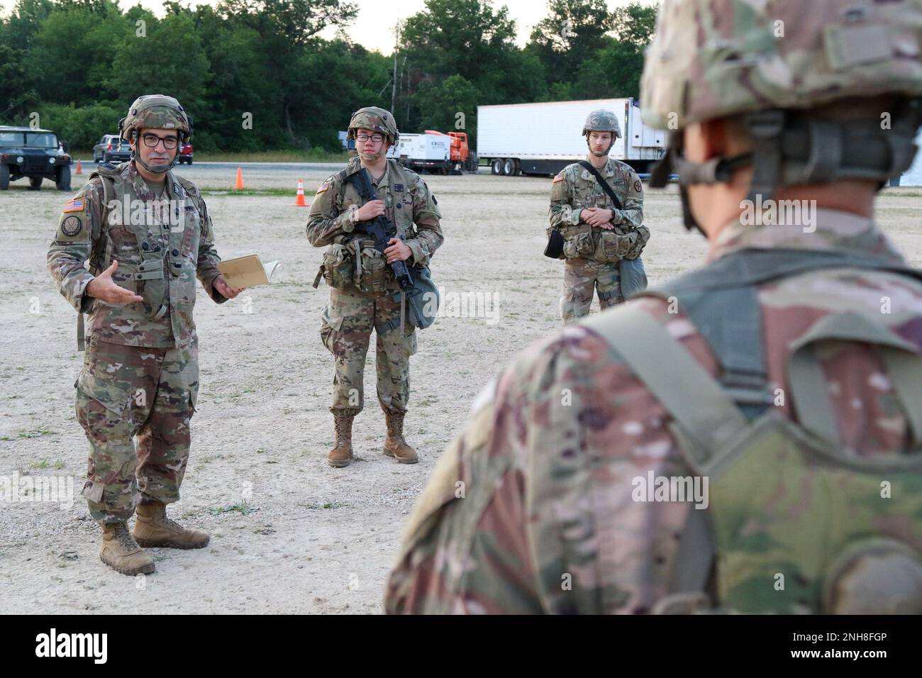Army Reserve Capt. Michael Davis, a chaplain with the 93rd Chaplain ...