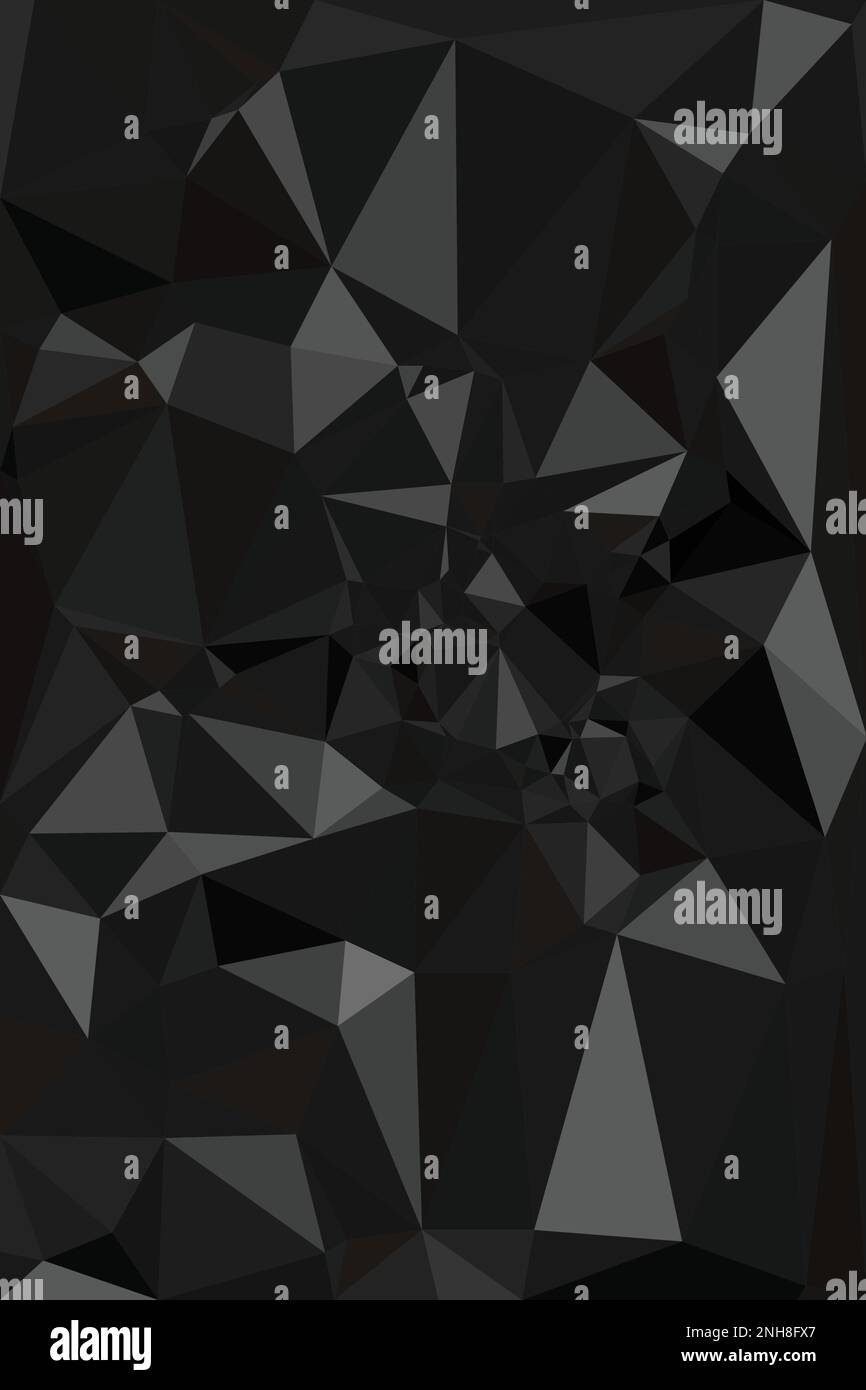 Monochrome hexagonal triangle pattern design Stock Vector Images - Alamy