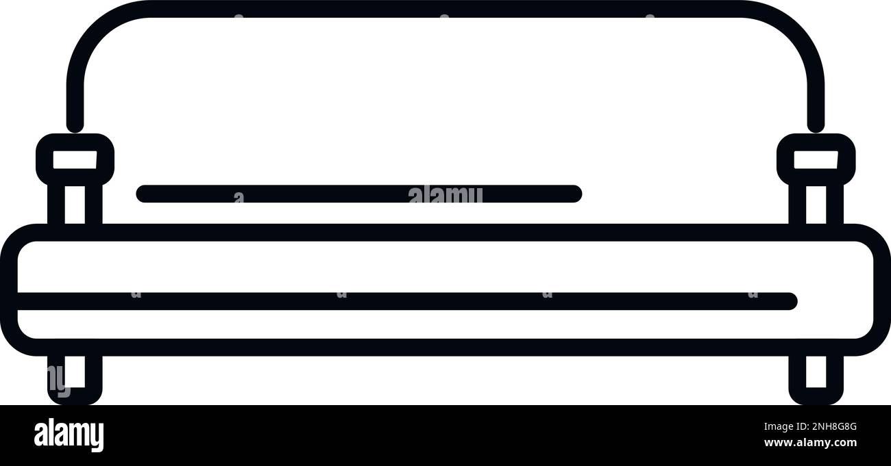 Lounge sofa icon outline vector. Room furniture. Interior home Stock ...