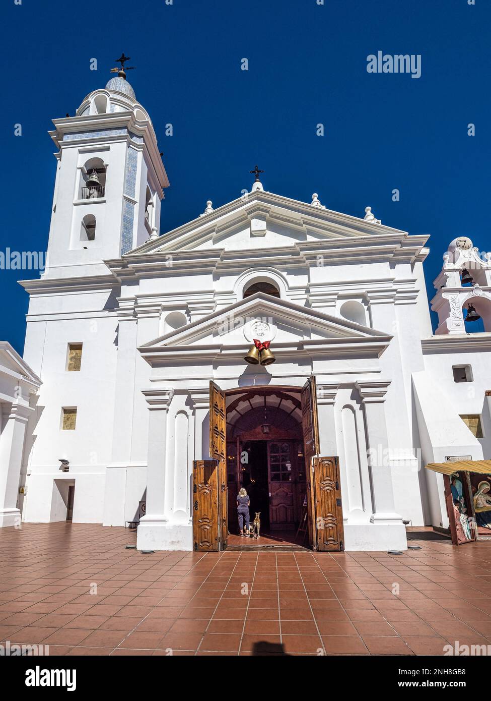 Facade of the basilica Nuestra Senora del Pilar, Our Lady of Pilar ...