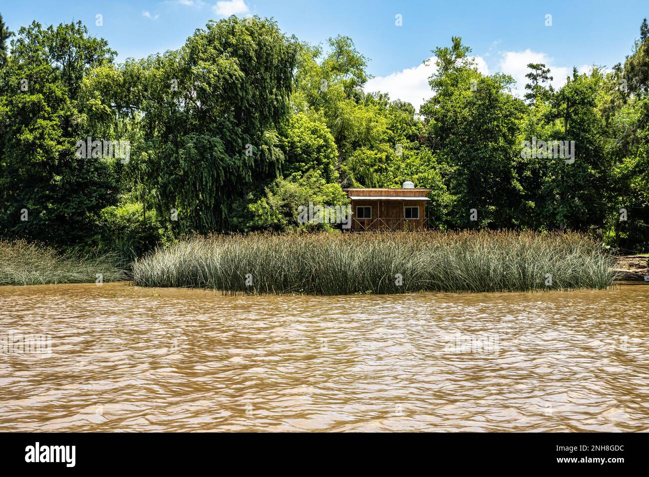 Boat tour on the Parana Delta, Tigre, Buenos Aires, Argentina. Lush ...