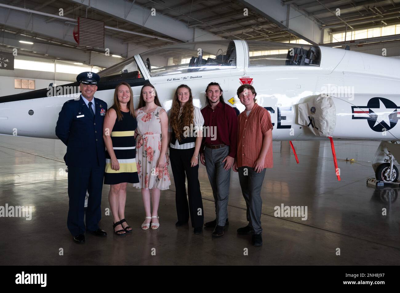 U.S. Air Force Col. Kevin Davidson, 47th Flying Training Wing commander ...