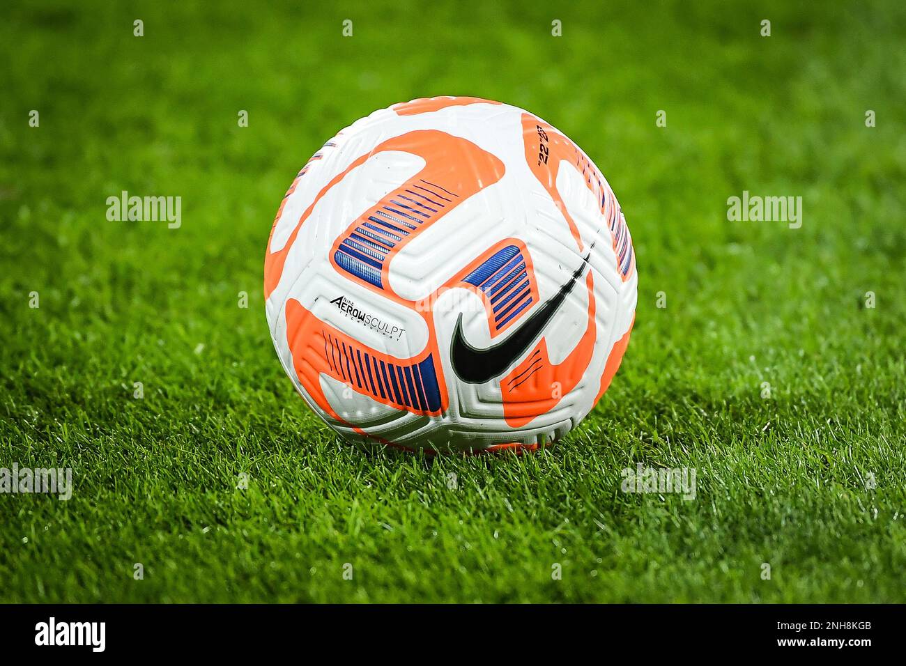 Illustration of the Nike match ball during the French Cup, round of 32 ...