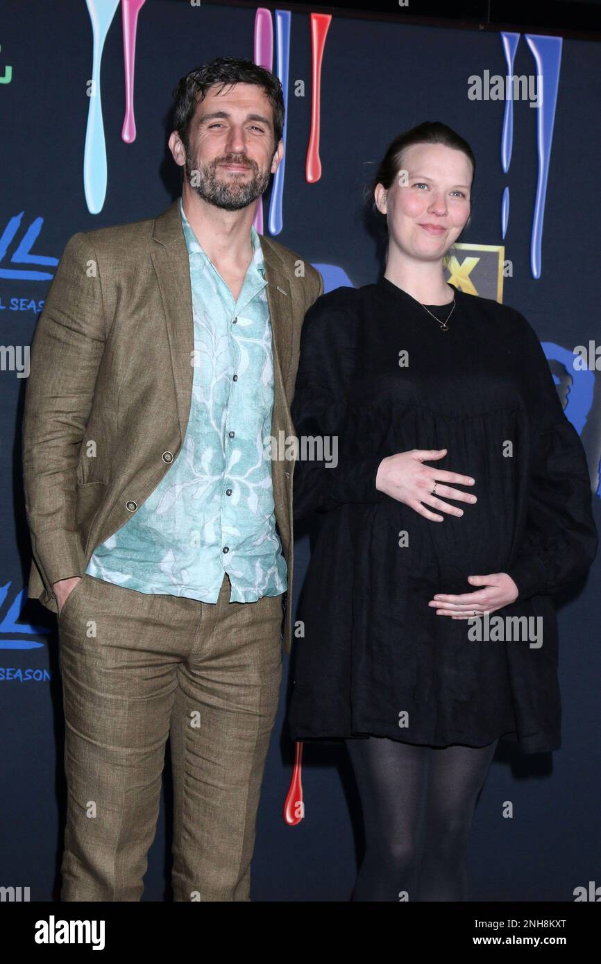 Carter Hudson, Hollye Gilbert at arrivals for SNOWFALL Season 6 ...