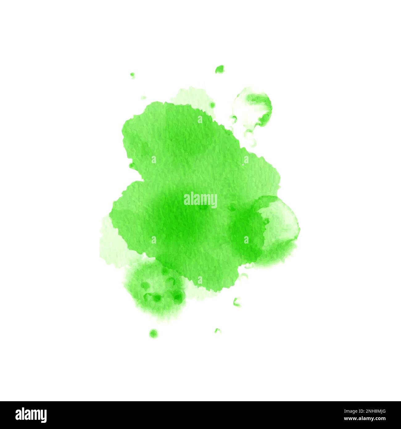 Watercolor grass green spot free shape splash Stock Vector Image & Art ...