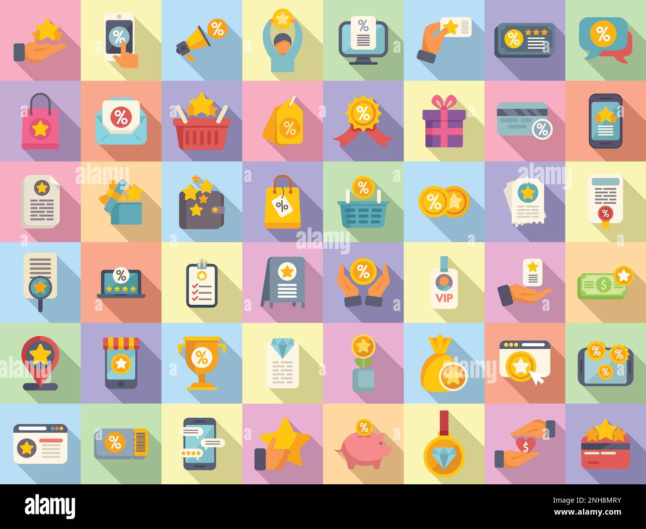 Reward system icons hi-res stock photography and images - Alamy
