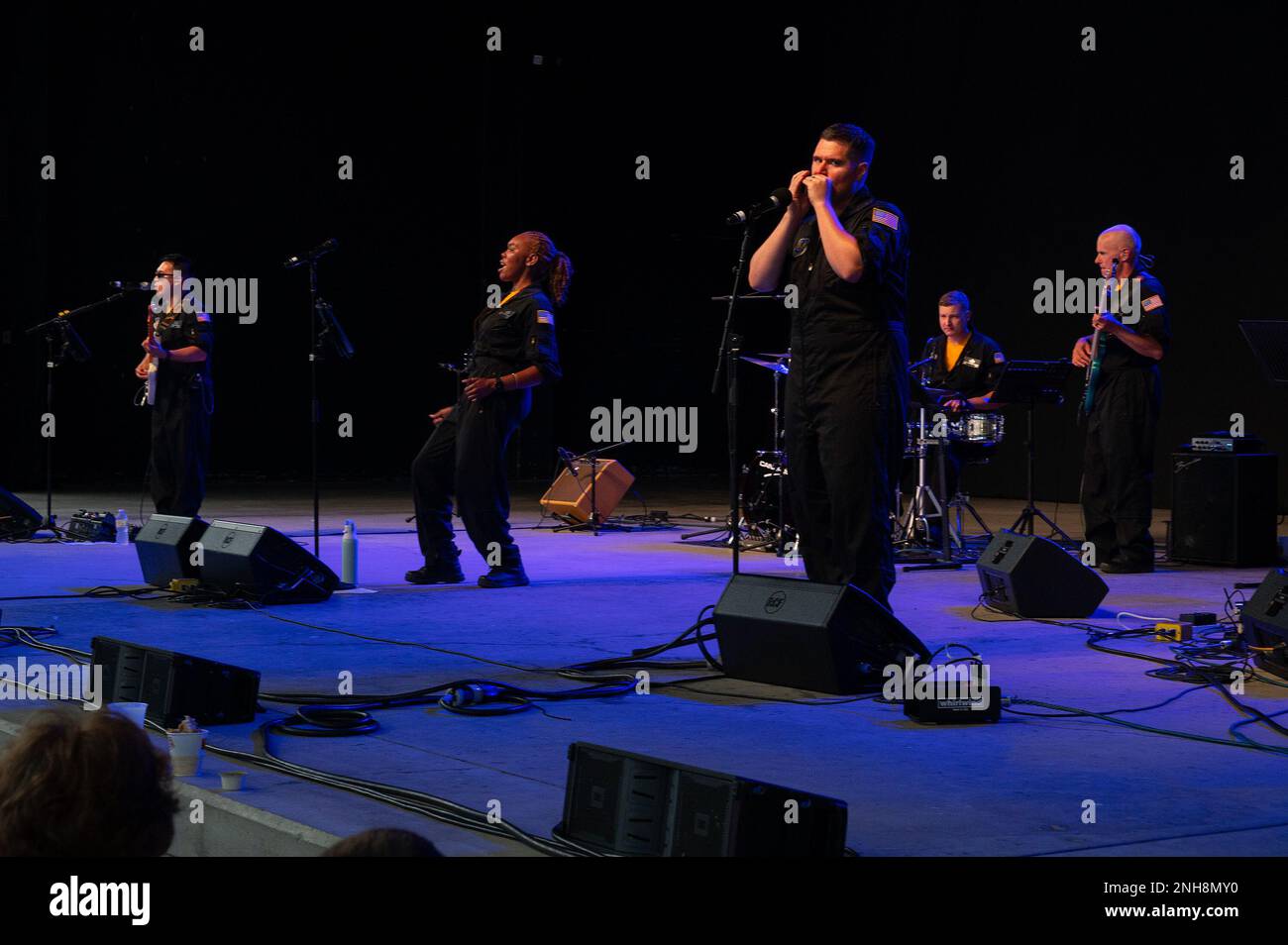 The Air Force Band of Flight entertains at Fraze Pavilion July 27, 2022 ...