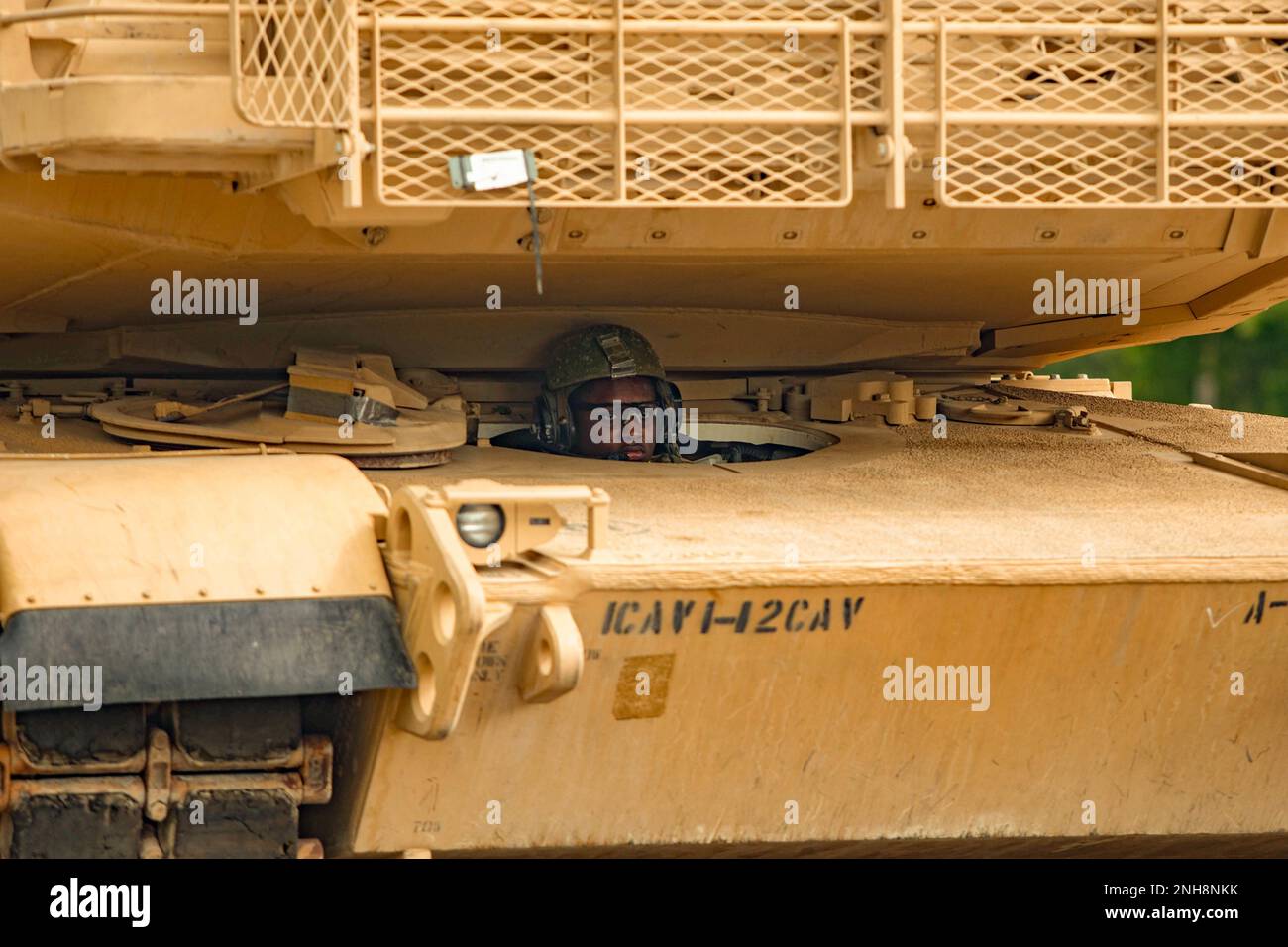 U.S. Army soldier assigned to the 3rd Armored Brigade Combat Team, 1st ...