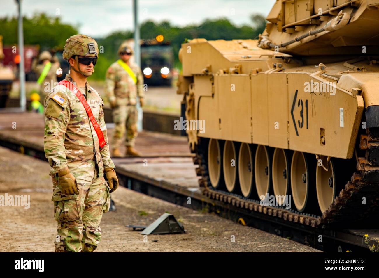 U.S. Army soldier assigned to the 3rd Armored Brigade Combat Team, 1st ...