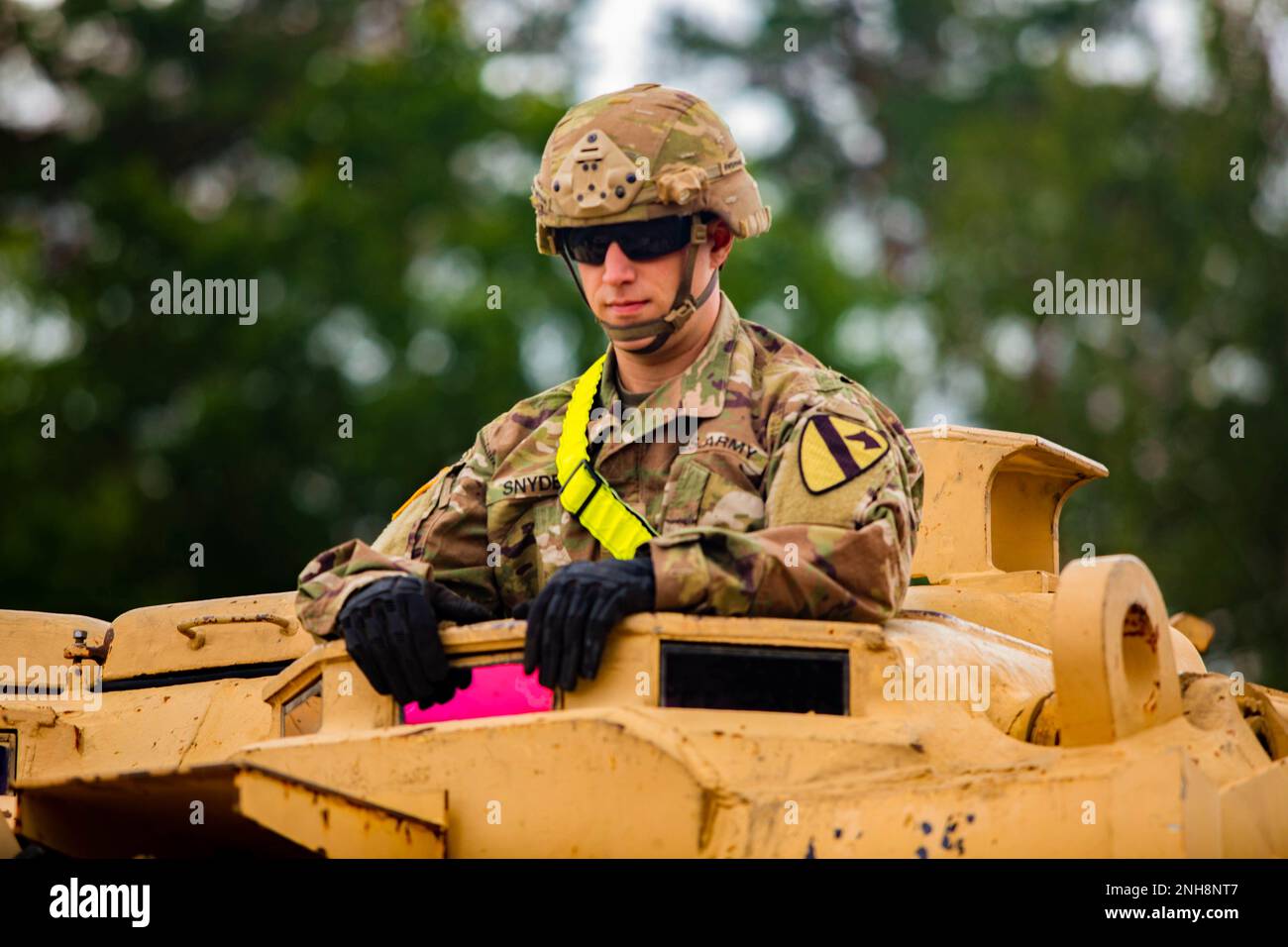 U.S. Army soldier assigned to the 3rd Armored Brigade Combat Team, 1st ...