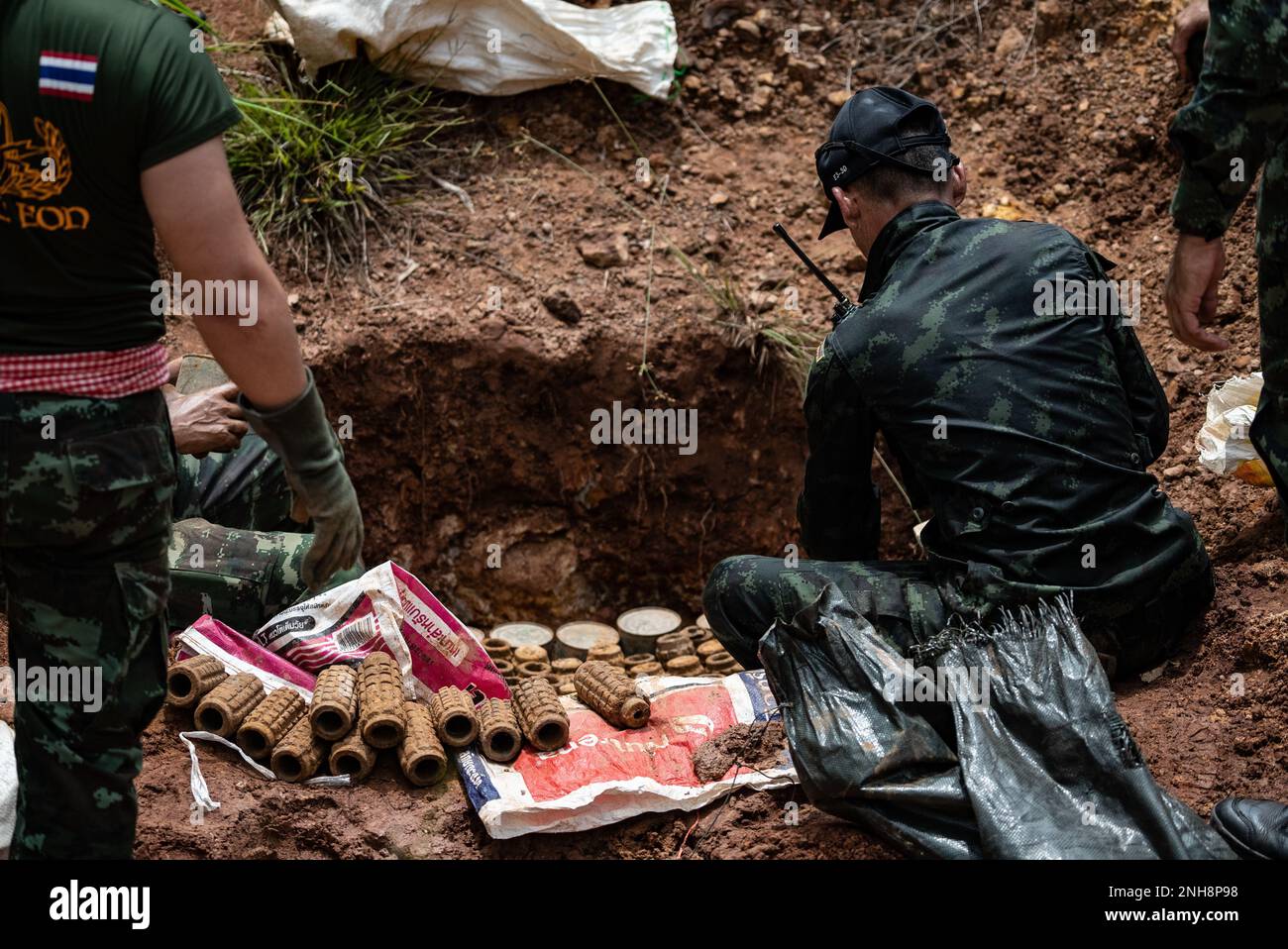 Work of explosives technicians hi-res stock photography and images - Alamy