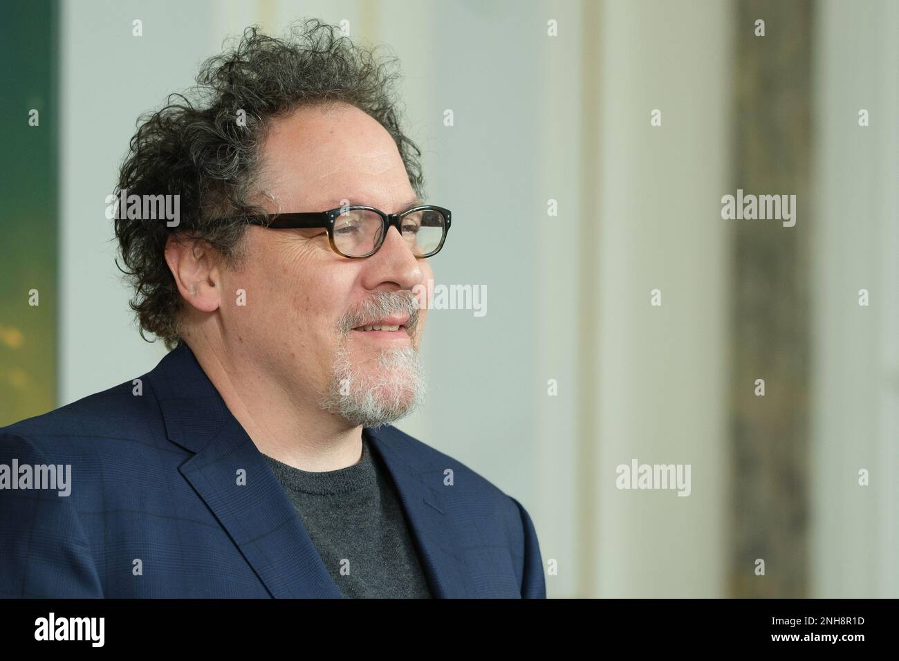 Director Jon Favreau, promotes the third season of the original Disney+ ...