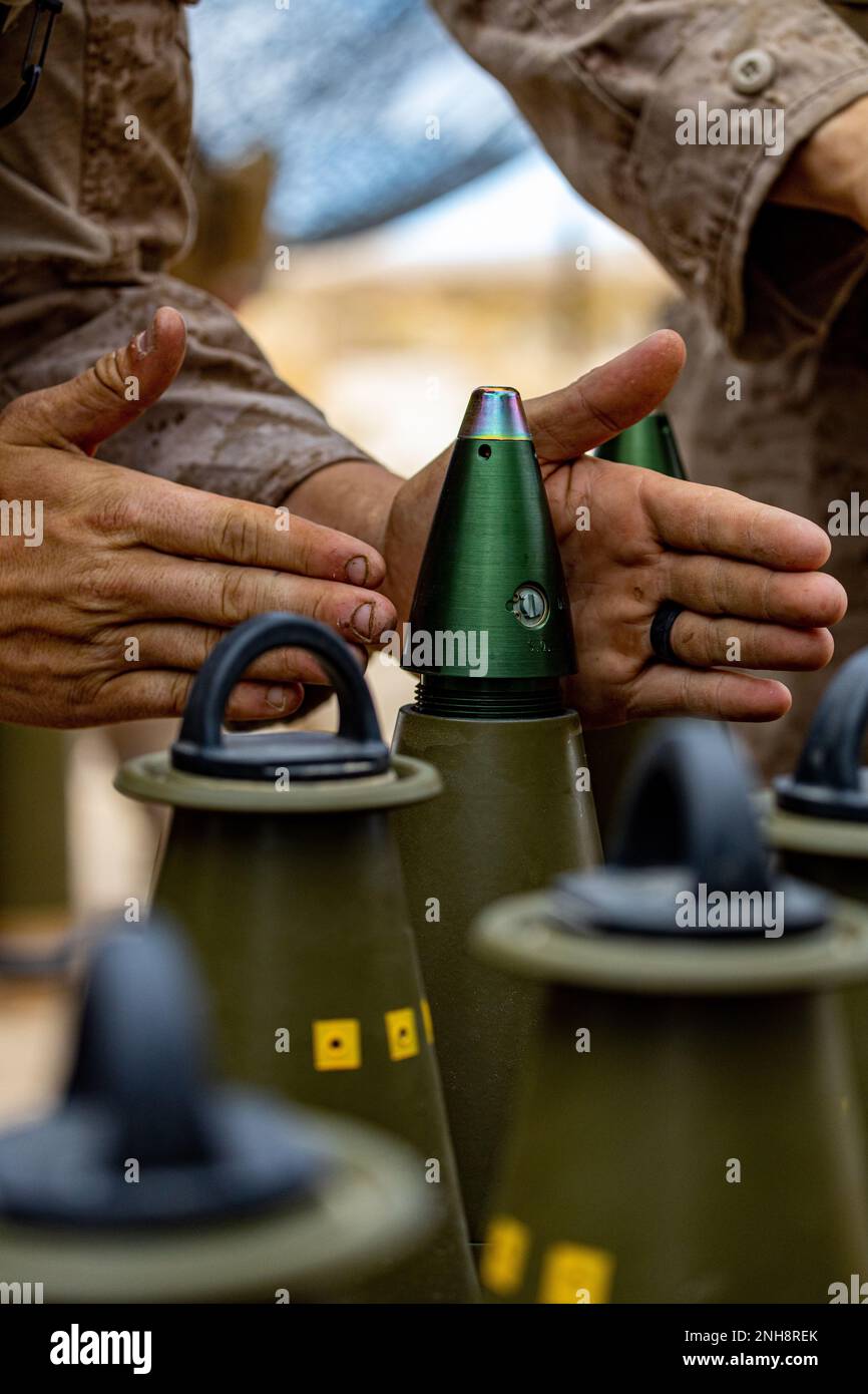 U.S. Marine Corps Lance Cpl. Clayton Cole, a field artillery cannoneer ...