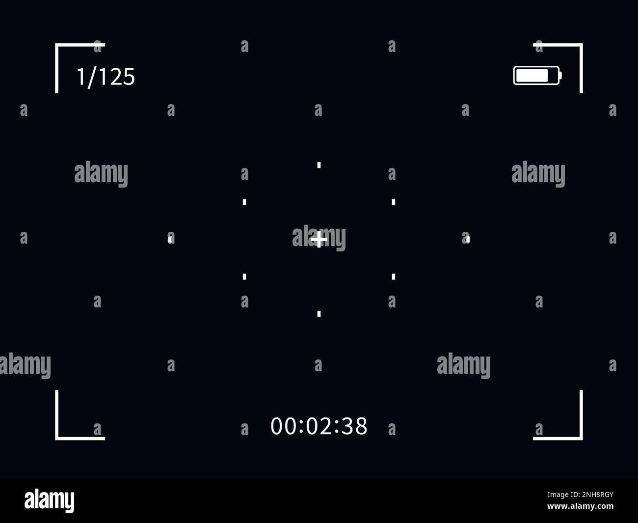 Video camera frame viewfinder template. Modern focusing digital display ... Video camera frame viewfinder template. Modern focusing digital display ...