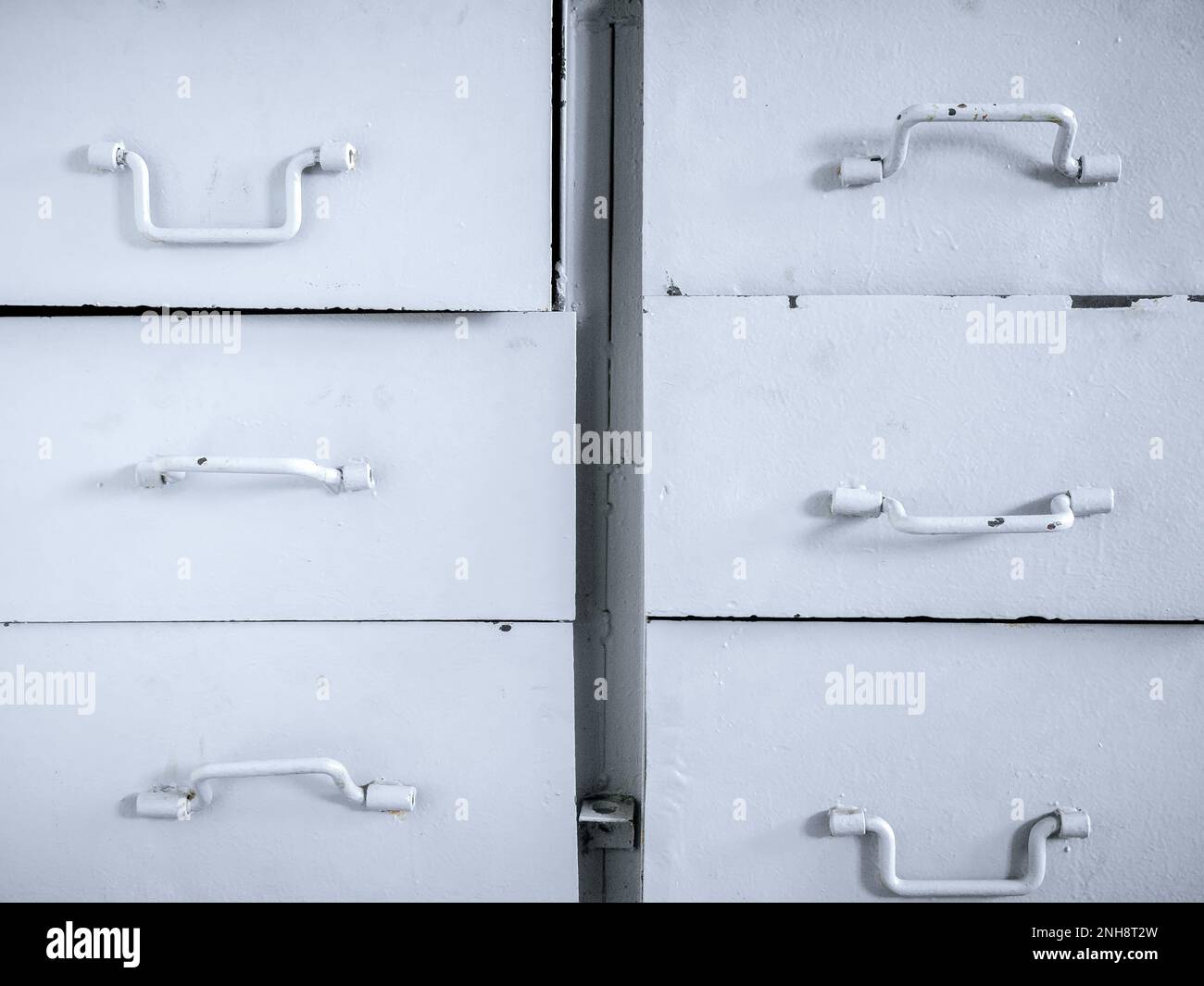 Industrial metal chest of drawers with drawers for tool storage ...