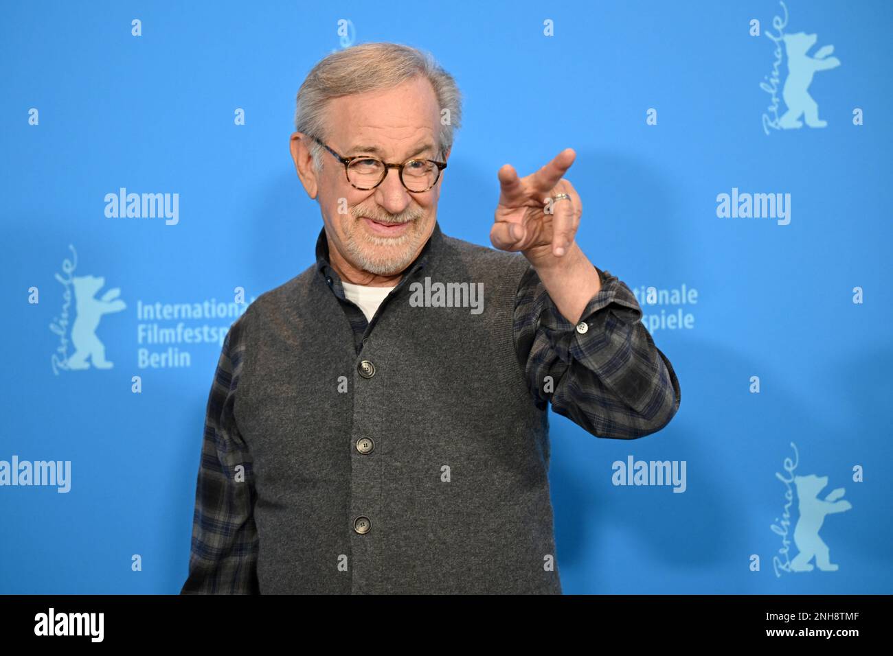 Berlin, Germany. 21st Feb, 2023. Steven Spielberg, director from the ...