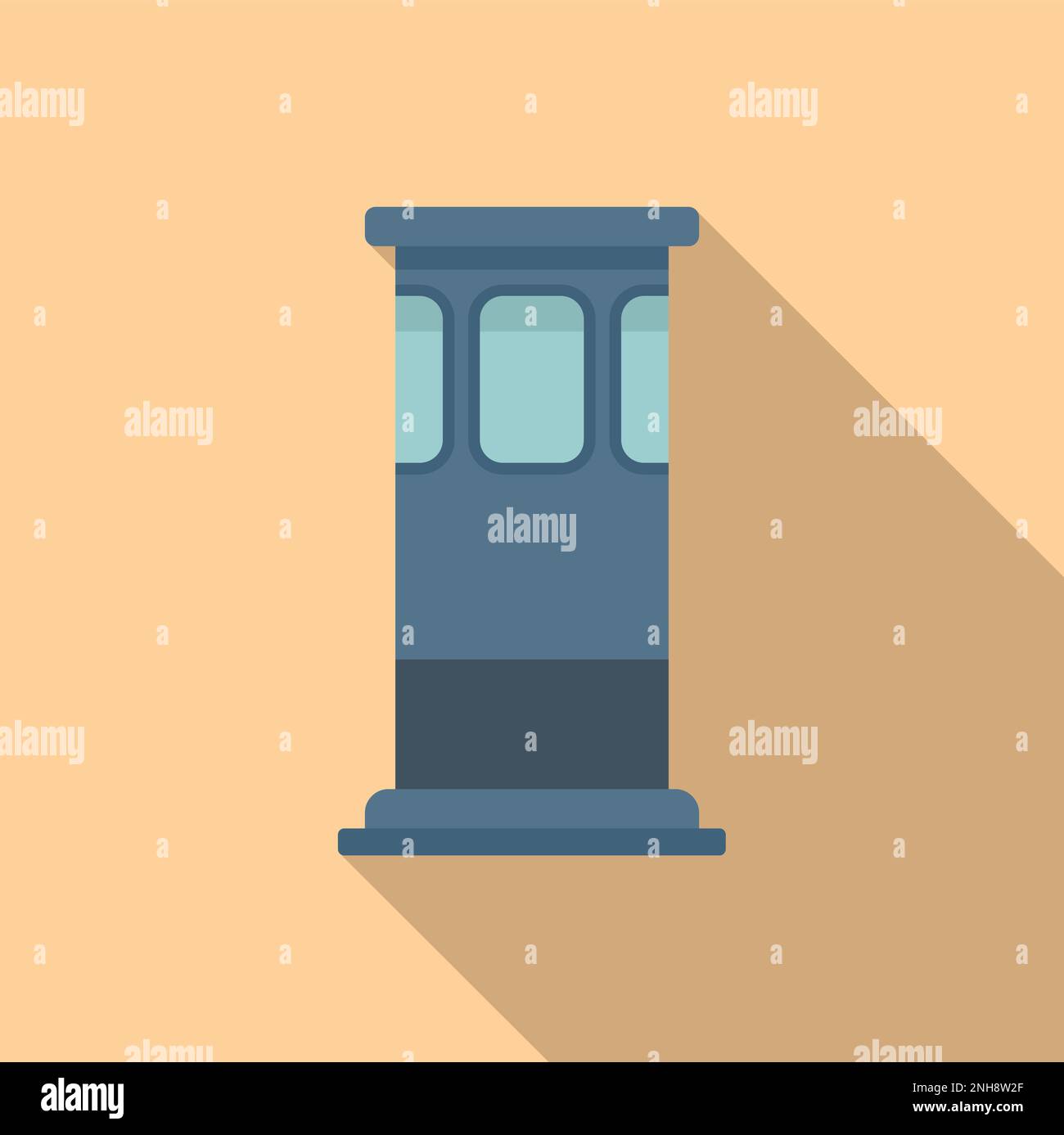 Parking lot security tower Stock Vector Images - Alamy