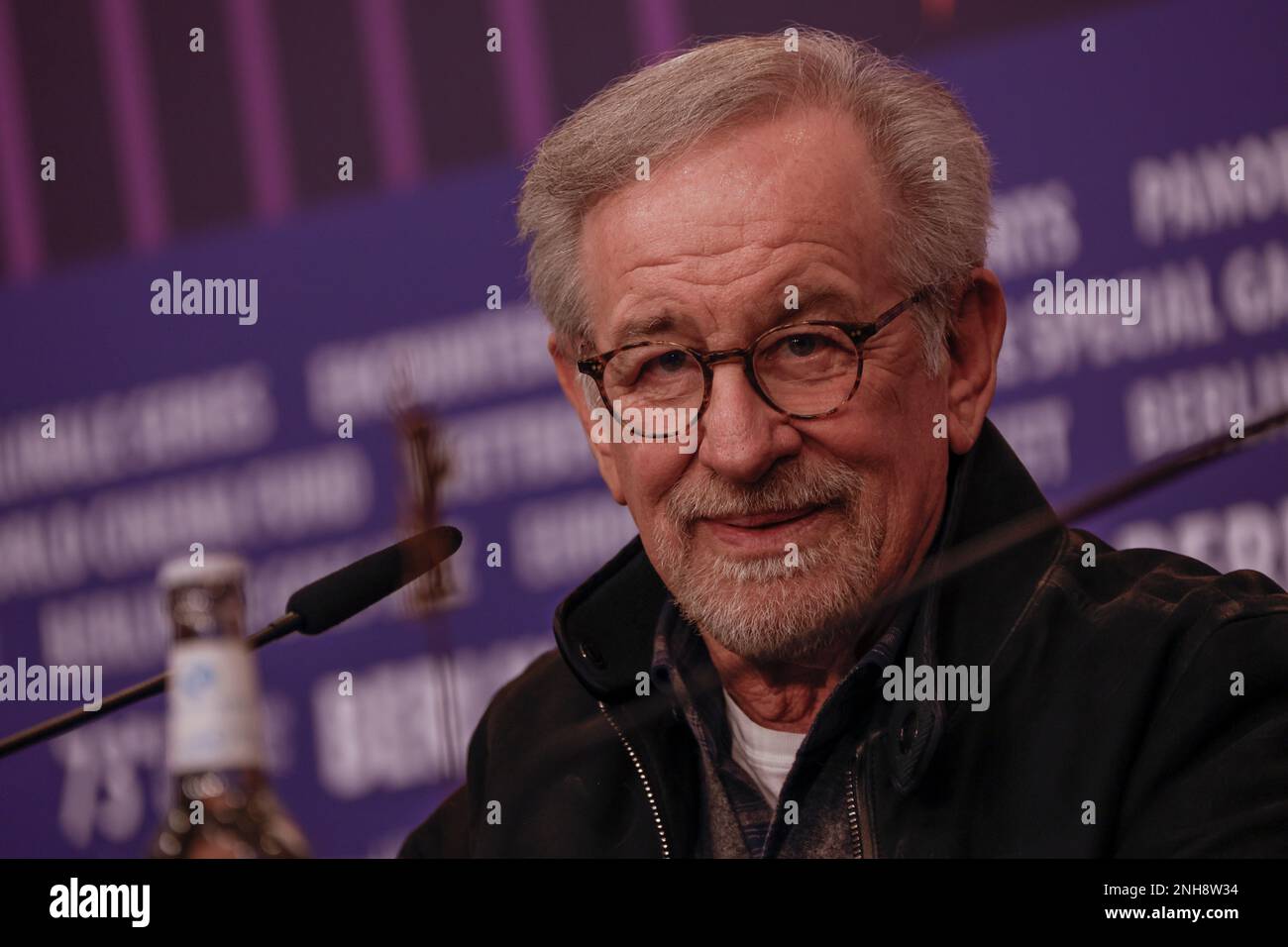 Director Steven Spielberg at the press conference for his honorary ...