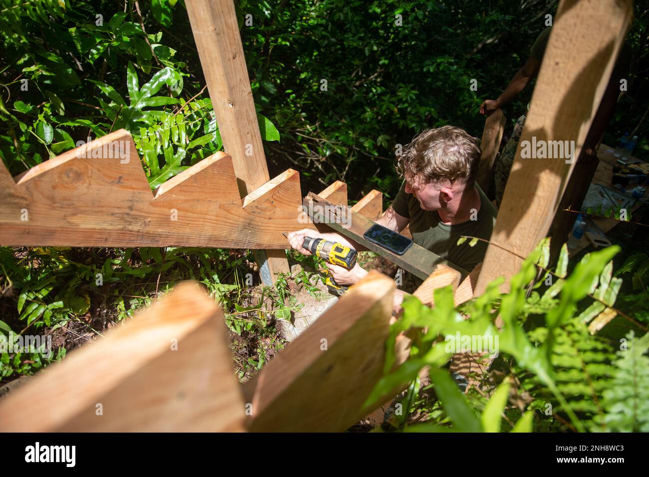 U.S. Marine Corps Cpl. Jacob Rickard, a landing support specialist with ...