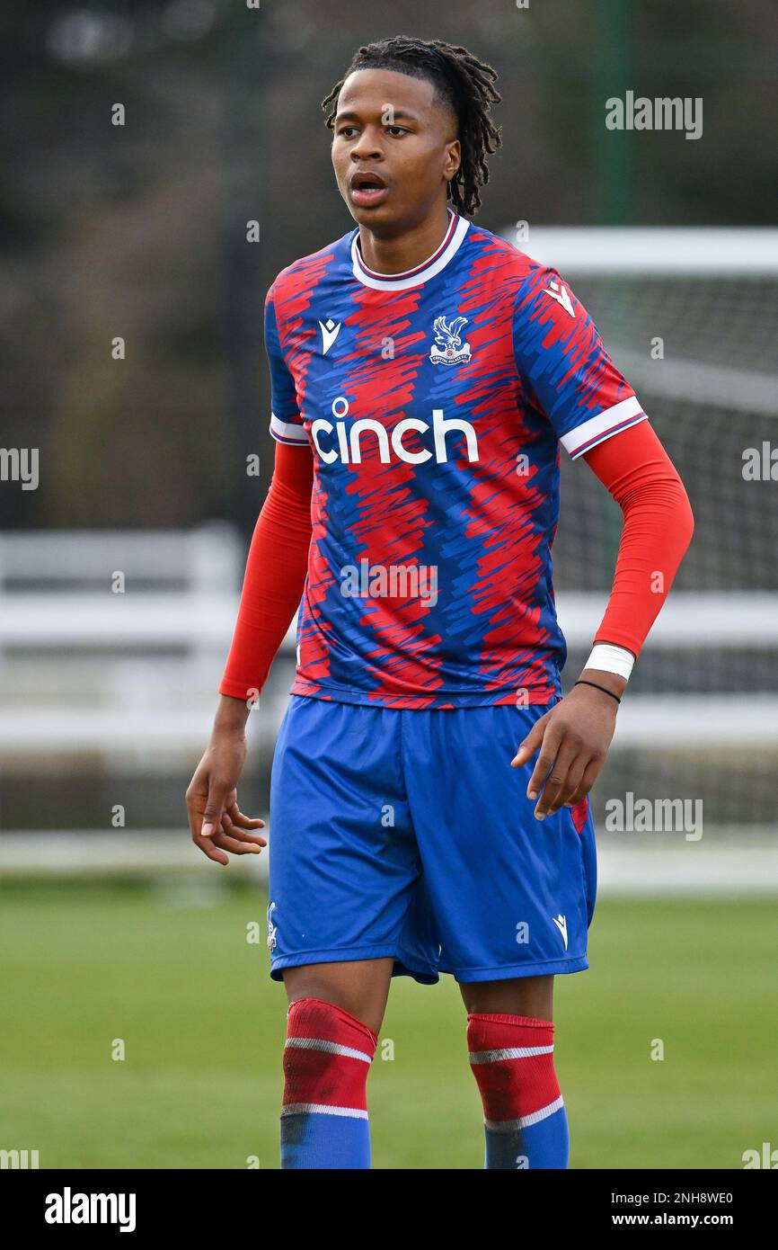 England, London, 20 February 2023 - Ademola Ola-Adebomi of Crystal ...