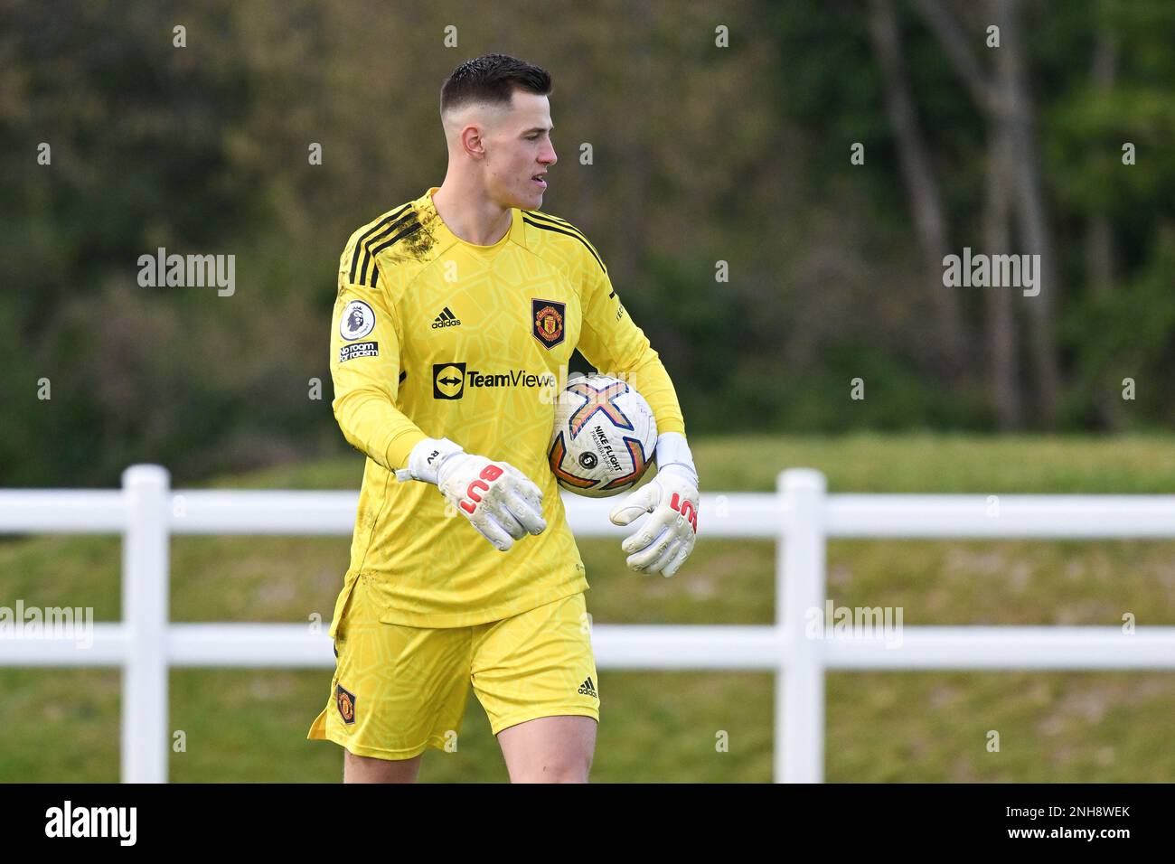 England, London, 20 February 2023 - Radek Vitek of Manchester United ...