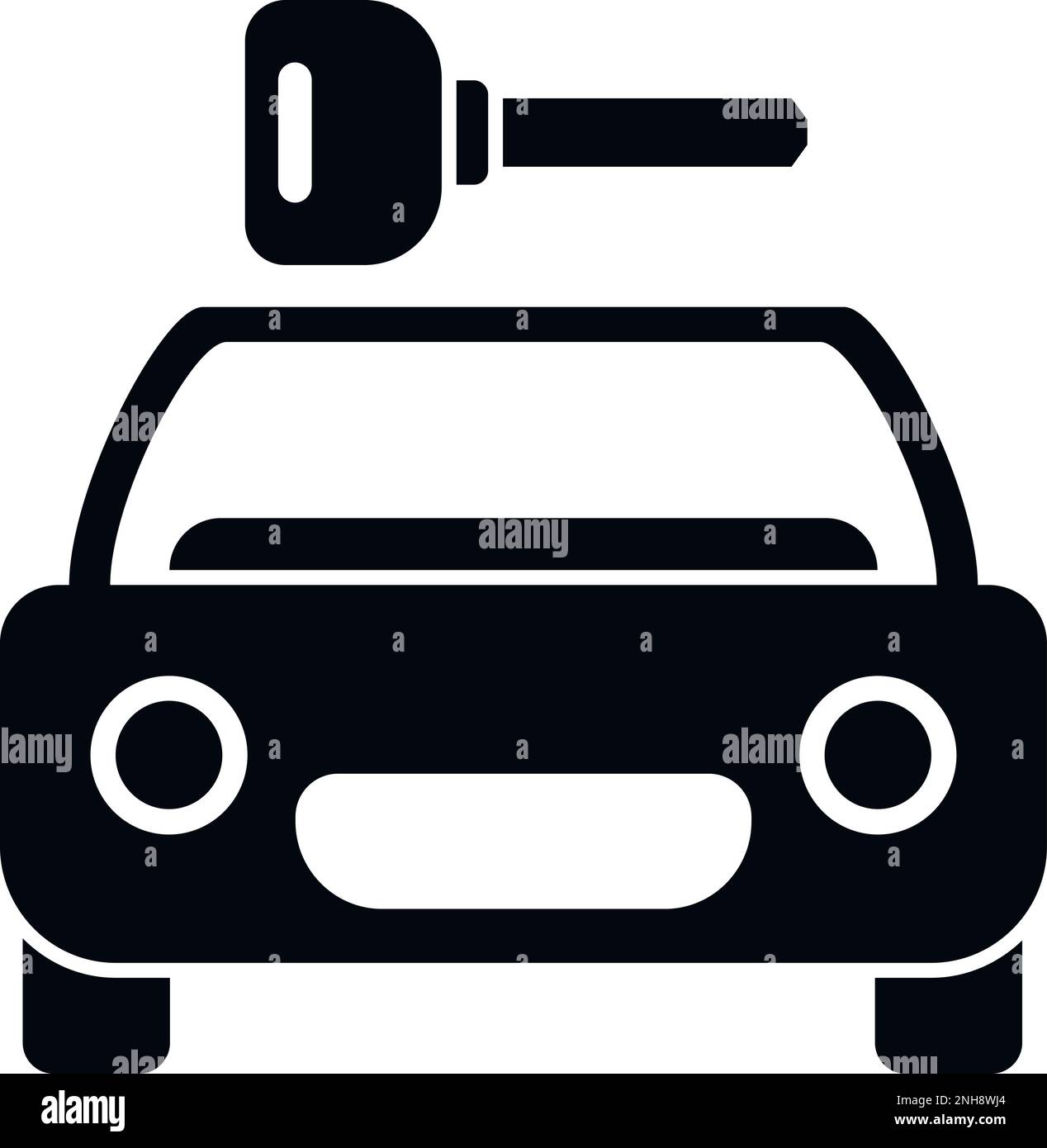 Car zone parking icon simple vector. Space security. Toll home Stock ...