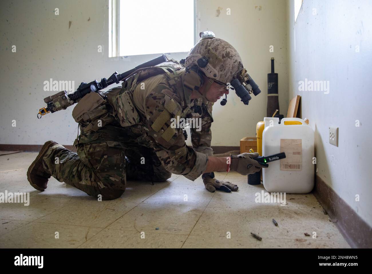 Barrigada, Guam (July 27, 2022) Sailors assigned to Explosive Ordnance ...