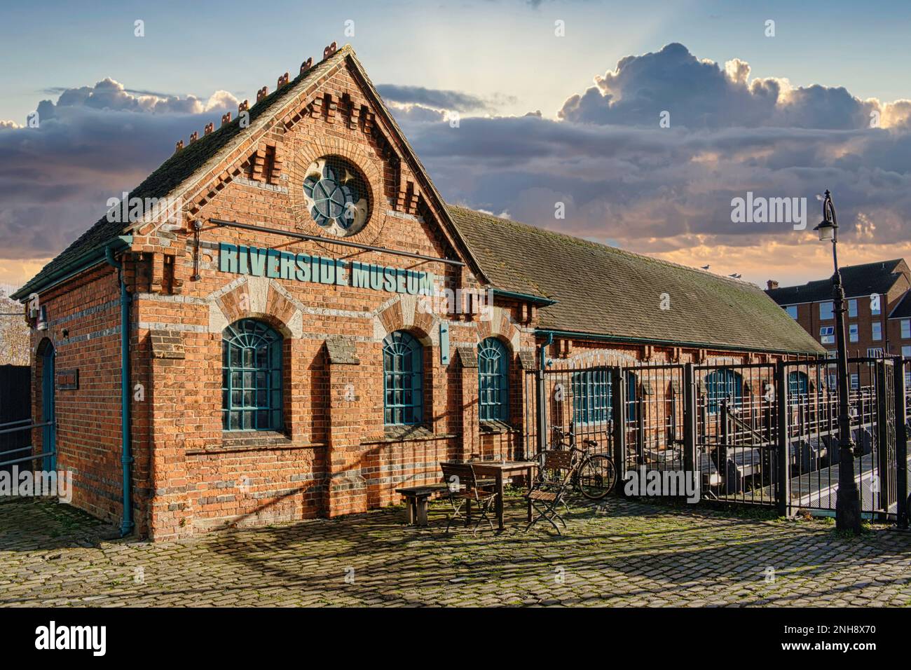 The Riverside Museum, Blakes Lock, Reading, Berkshire, UK Stock Photo ...