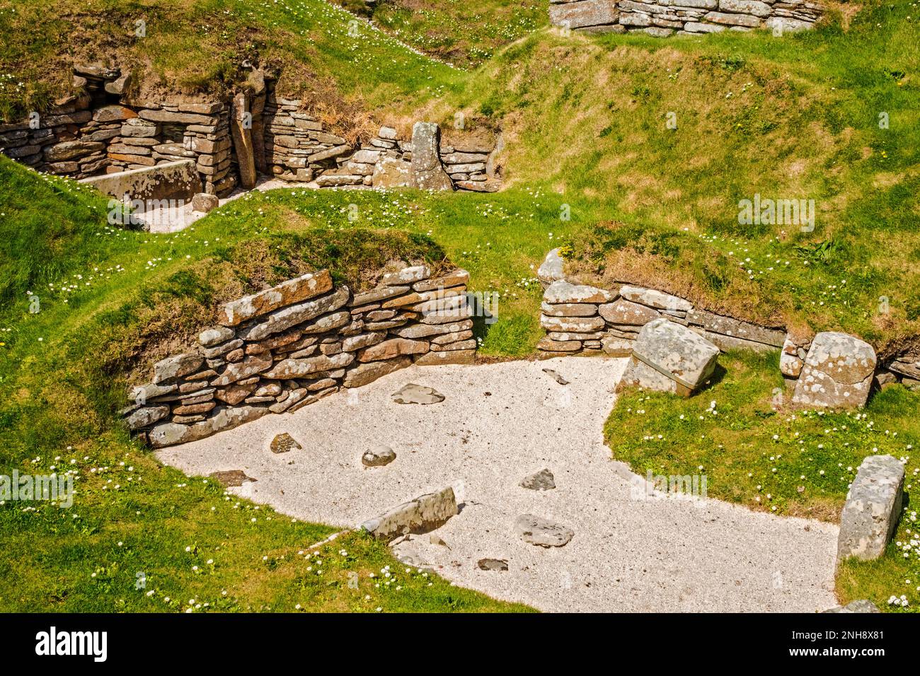 Neolithic Village Of Skara Brae Orkney Islands UK Stock Photo - Alamy