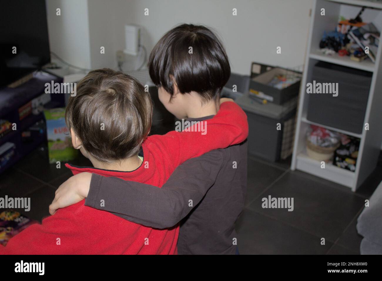 Brothers can be best friends Stock Photo - Alamy