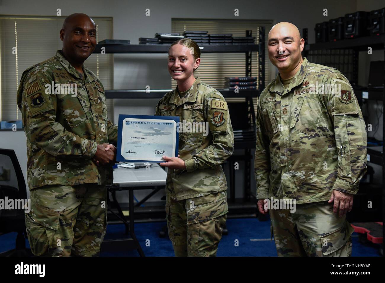 U.S. Air Force Airman 1st Class Elaine Warren, client systems ...