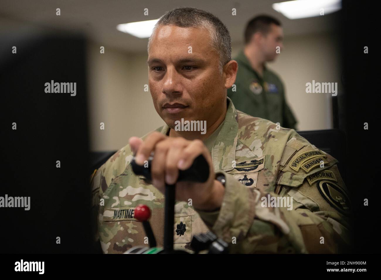 U.S. Army Lt. Col. Jason Martinez, Special Operations Command liaison ...