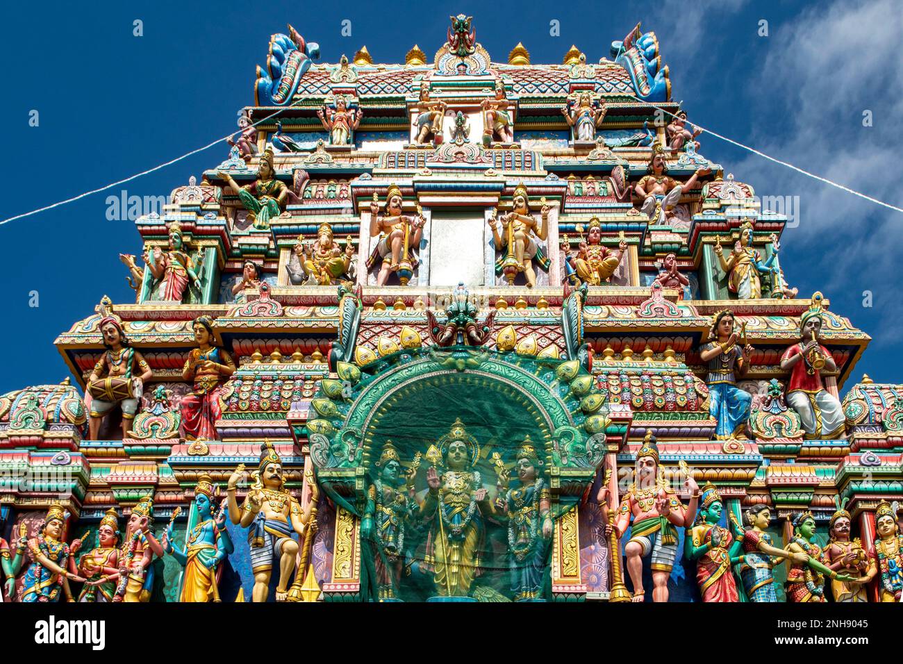 Hindu Temple near St Denis, Reunion Stock Photo - Alamy