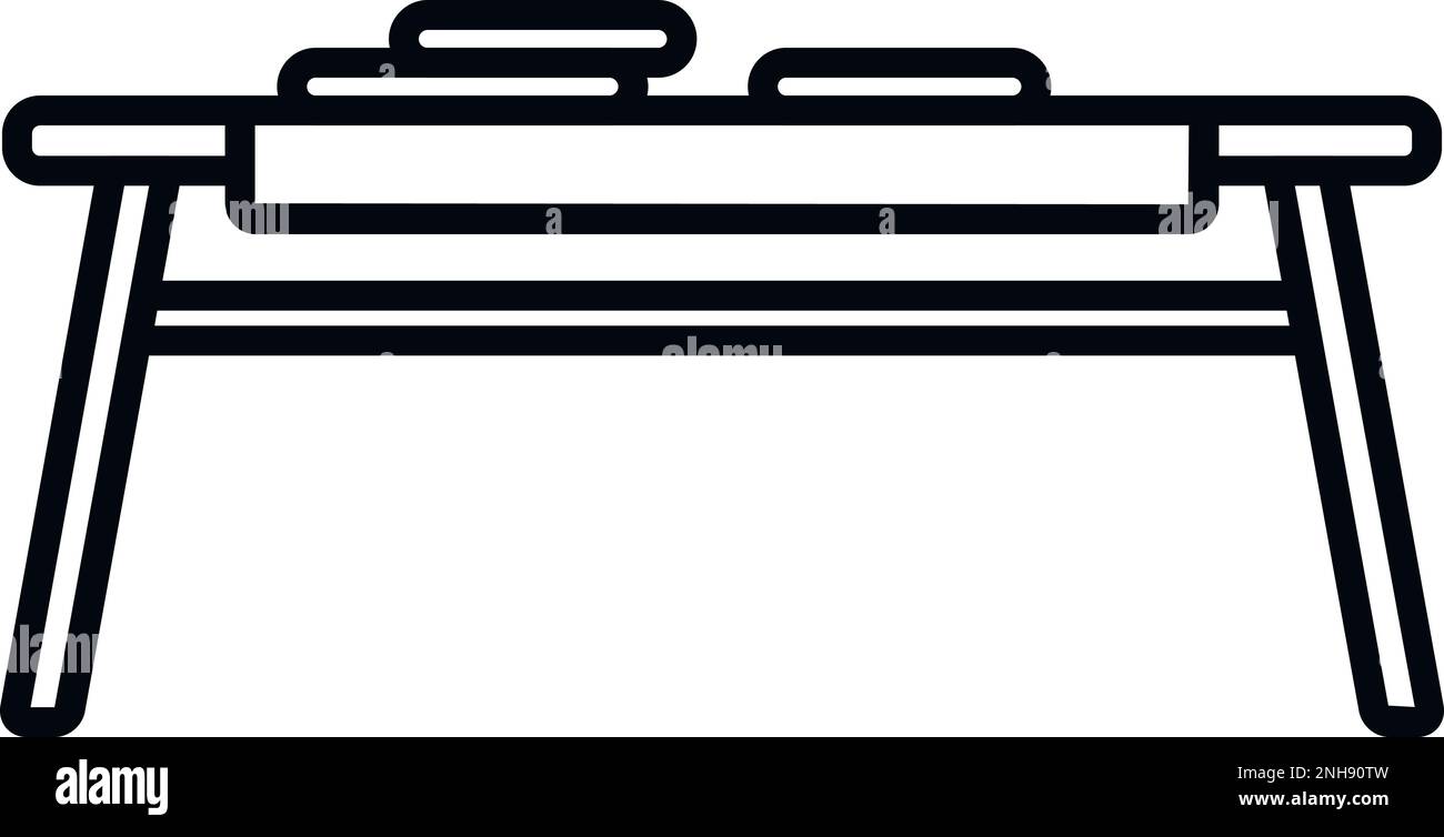 Table icon outline vector. Interior furniture. Home design Stock Vector ...