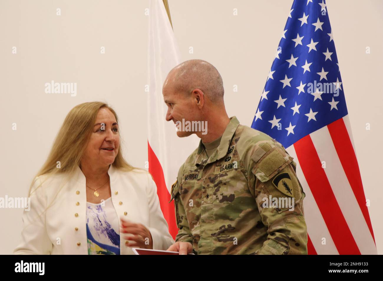 Polish Surgeon General Dr. Aurelia Ostrowska and U.S. Army Brig. Gen ...