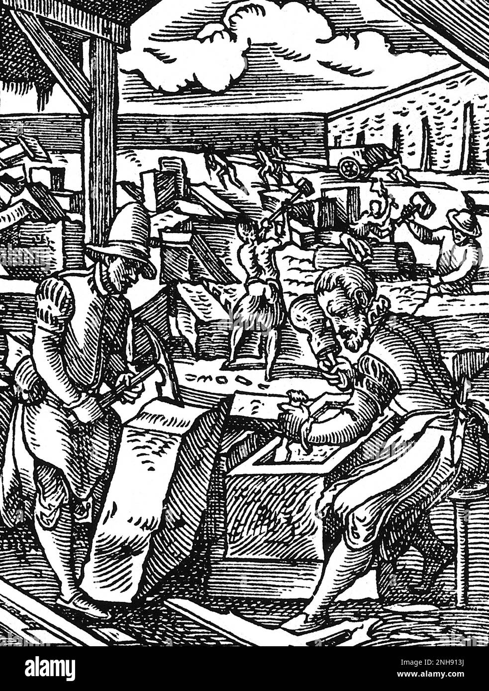 Jost amman trade Black and White Stock Photos & Images - Alamy