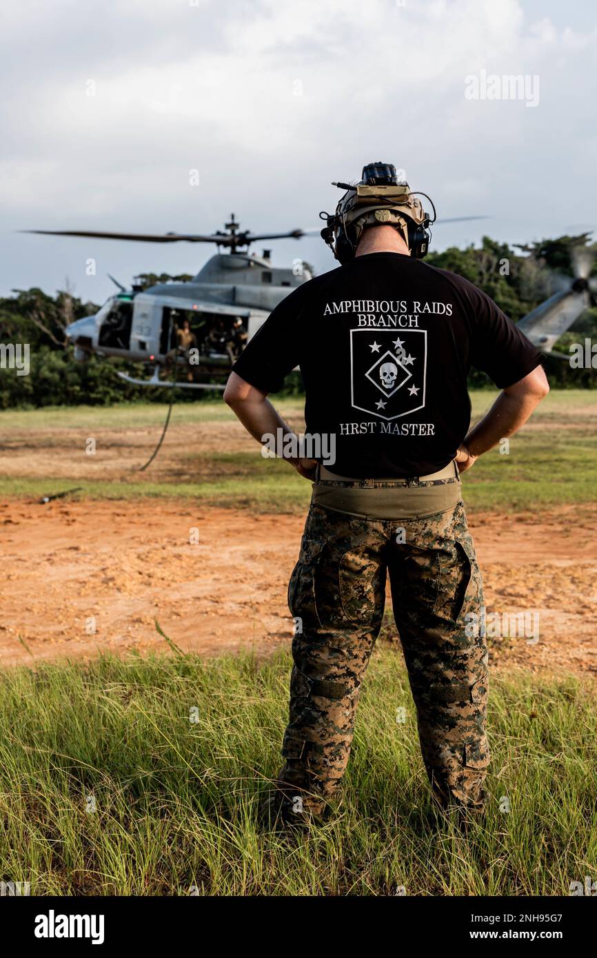 U.S. Marine Corps Sgt. Hunter Pratt, a Helicopter Rope Suspension ...