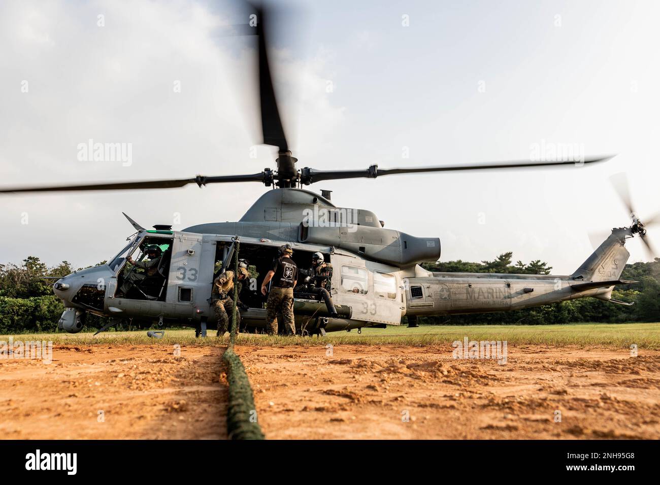 U.S. Marines with Marine Wing Support Squadron (MWSS) 171 prepare to ...