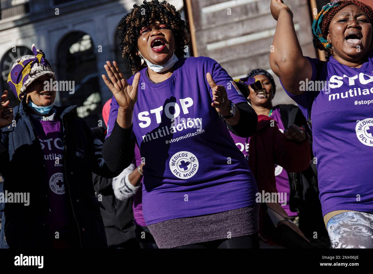 A group of women during an event to commemorate the International Day ...