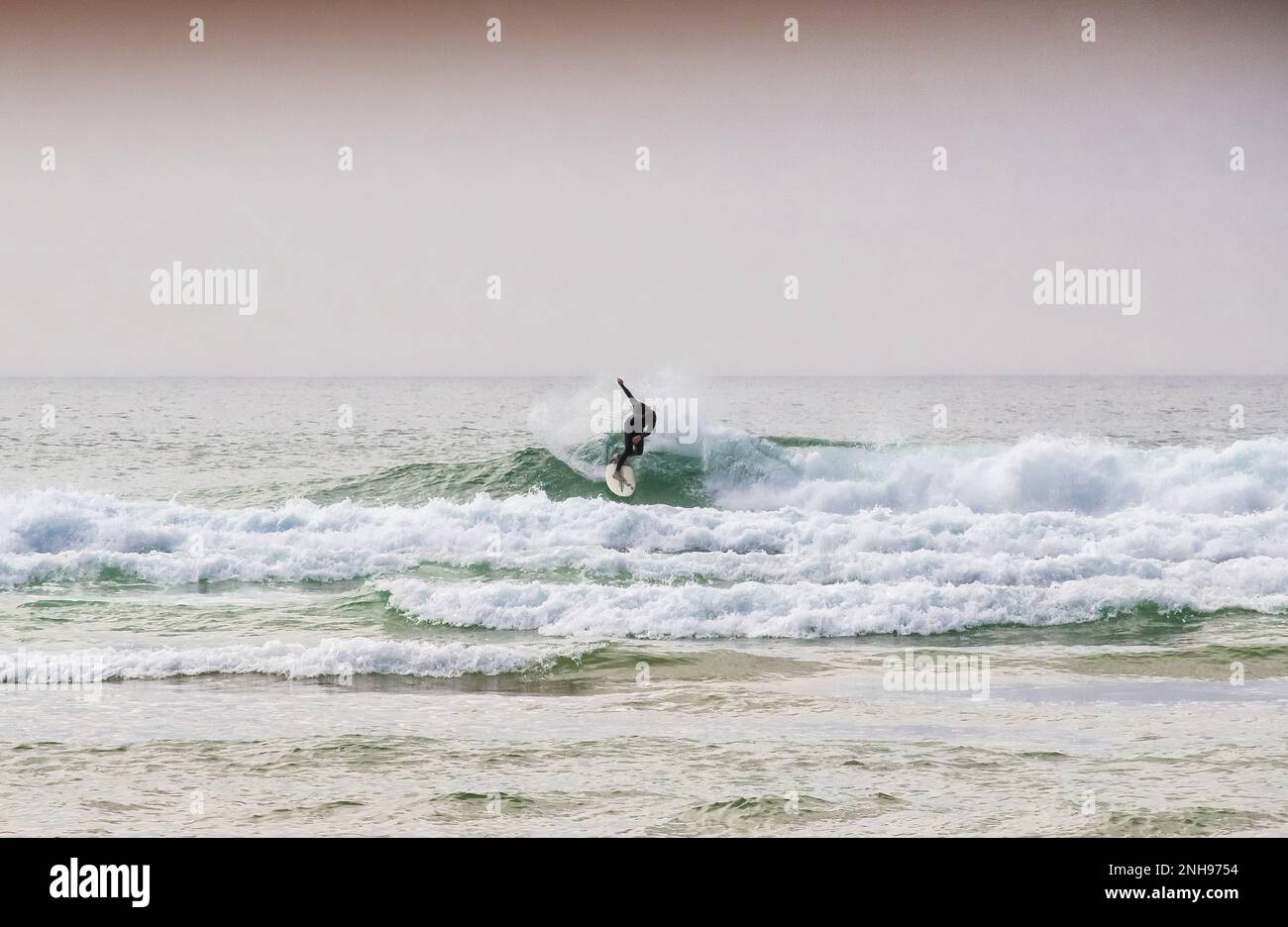 Cornish coast surf Stock Photo - Alamy