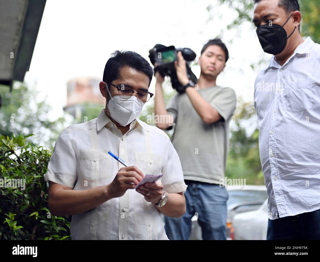 A lawyer for Japanese Yuto Watanabe and Tomonobu Kojima visits the ...