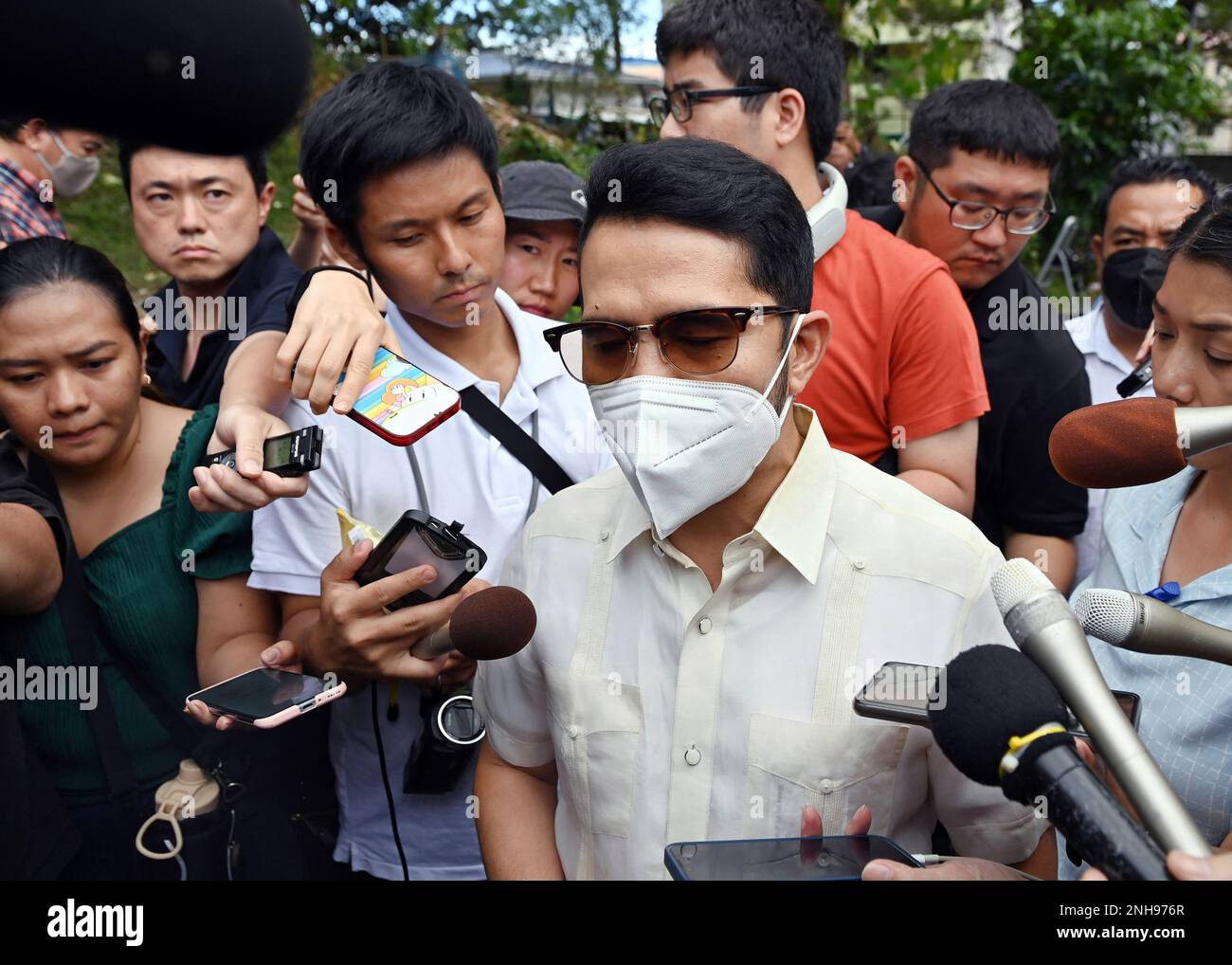 A lawyer for Japanese Yuto Watanabe and Tomonobu Kojima visits the ...