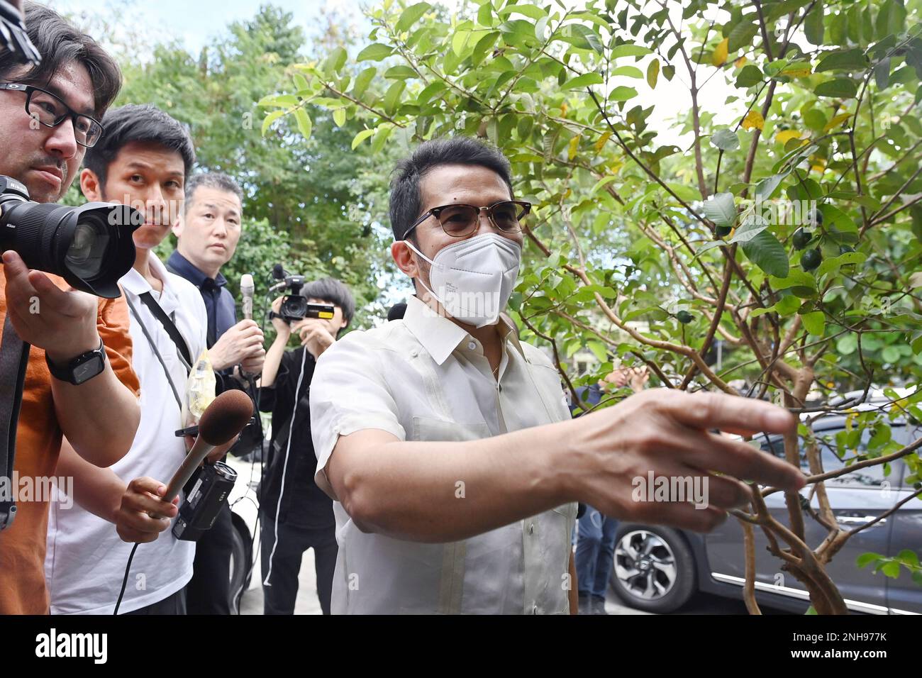 A lawyer for Japanese Yuto Watanabe and Tomonobu Kojima visits the ...