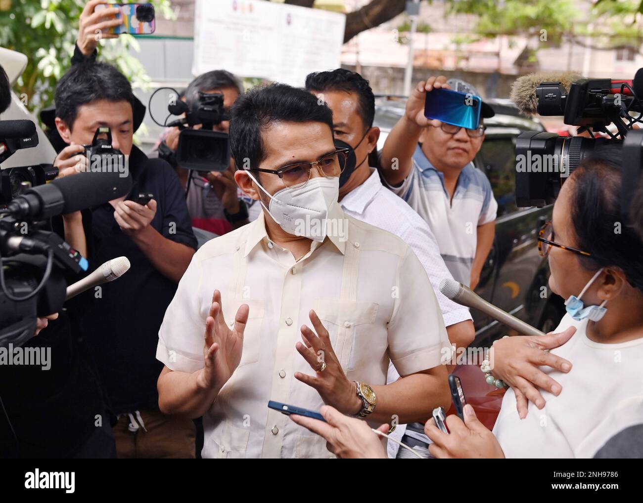 A lawyer for Japanese Yuto Watanabe and Tomonobu Kojima visits the ...
