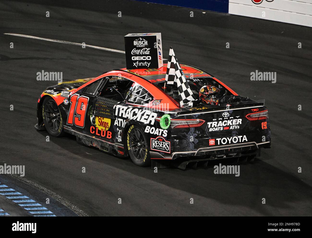 LOS ANGELES, CA - FEBRUARY 05: The car of Martin Truex Jr (#19 Joe ...
