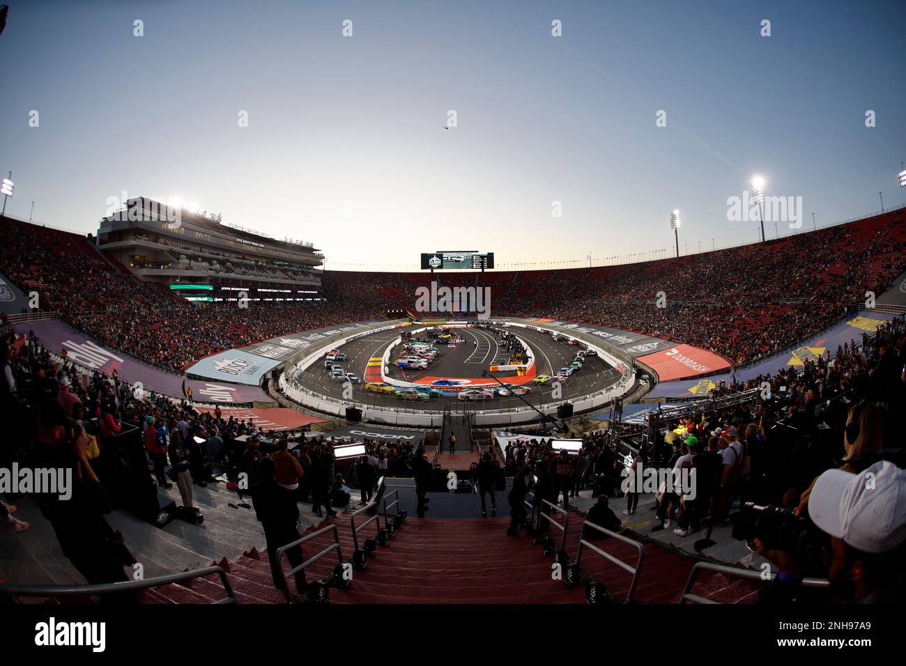 LOS ANGELES, CA - FEBRUARY 05: A general view of racing during the ...