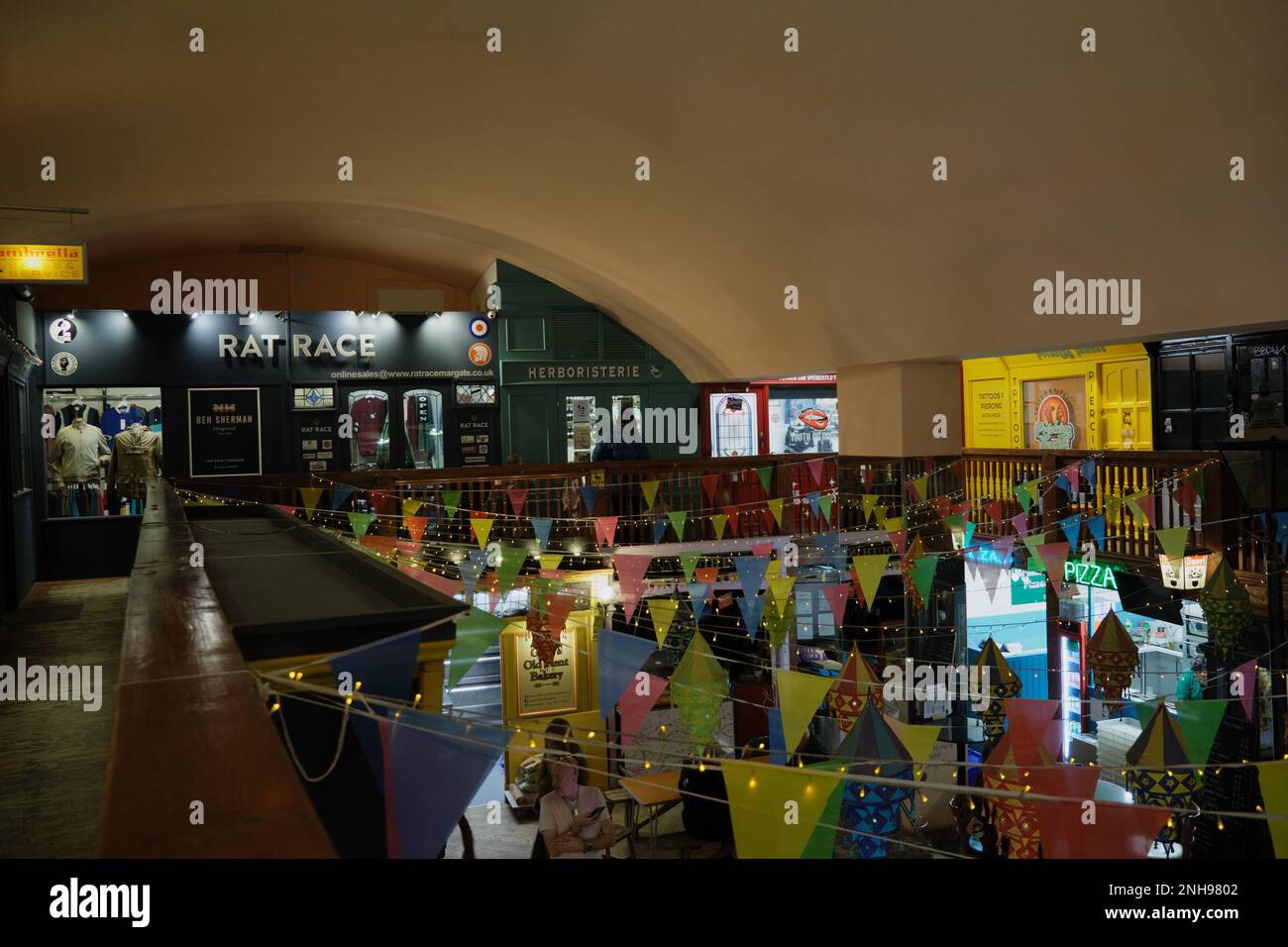 Inside the Old kent market in Margate, kent Stock Photo - Alamy