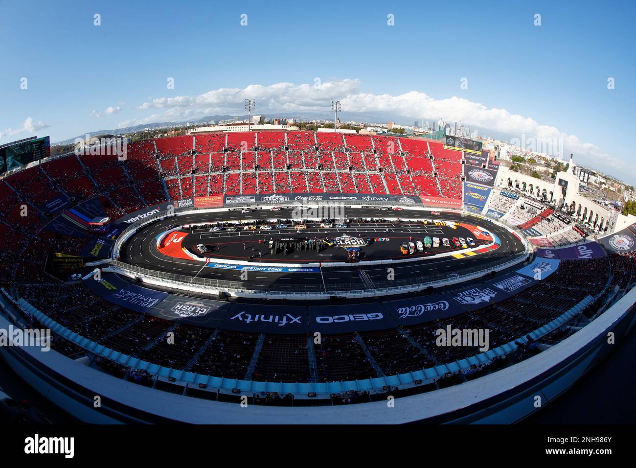 LOS ANGELES, CA - FEBRUARY 05: A general view during last chance ...